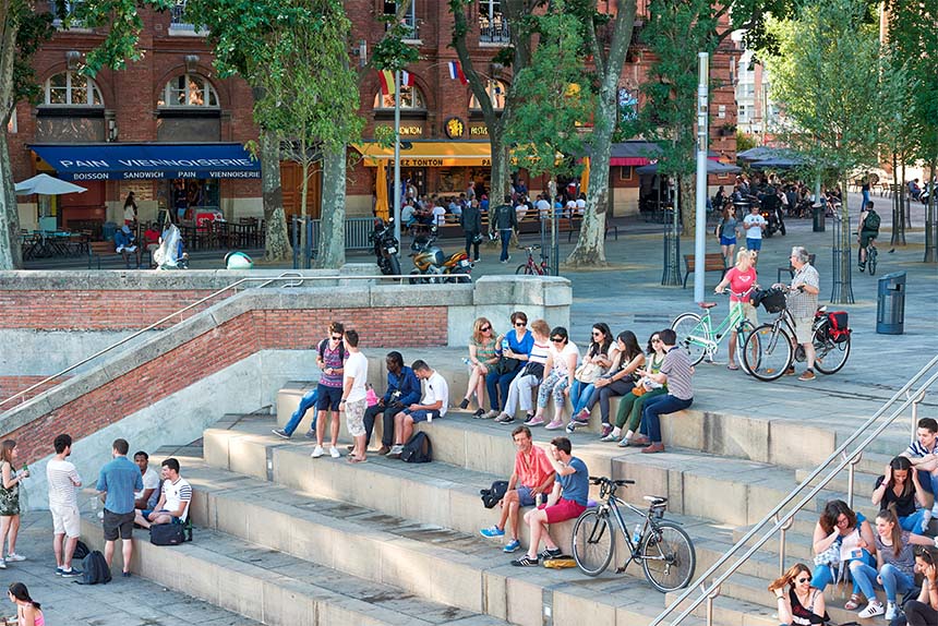 Place Saint-Pierre - Toulouse tournages